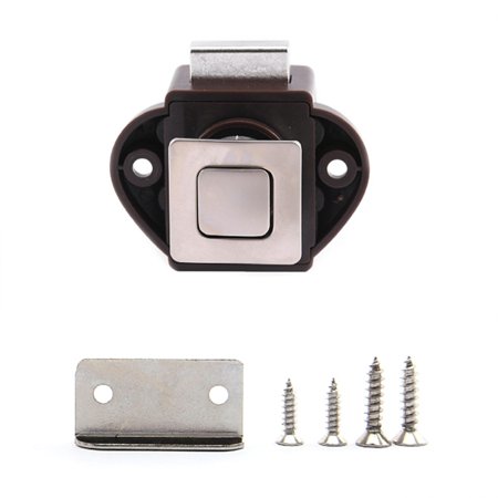 Bail Cabinet Cupboard Lock Keyless Catches Lock Push Button Latches ...