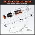 500 CC Automotive Fluid Extractor Pump, Oil Change with Extra 32" Soft ...