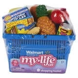 My Life As Miniature Blue Shopping Basket for 18" Dolls, 16 Pieces ...