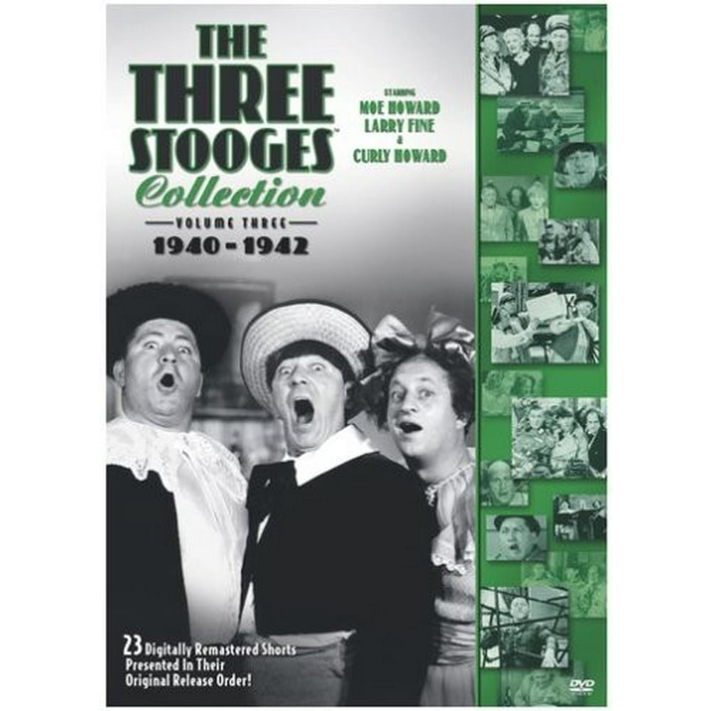 Three Stooges Collection: Volume Three 1940-1942 (DVD) - Walmart.com ...