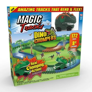 Magic Tracks Mega Set with 18ft Racetrack with 2 Race Cars As Seen on ...