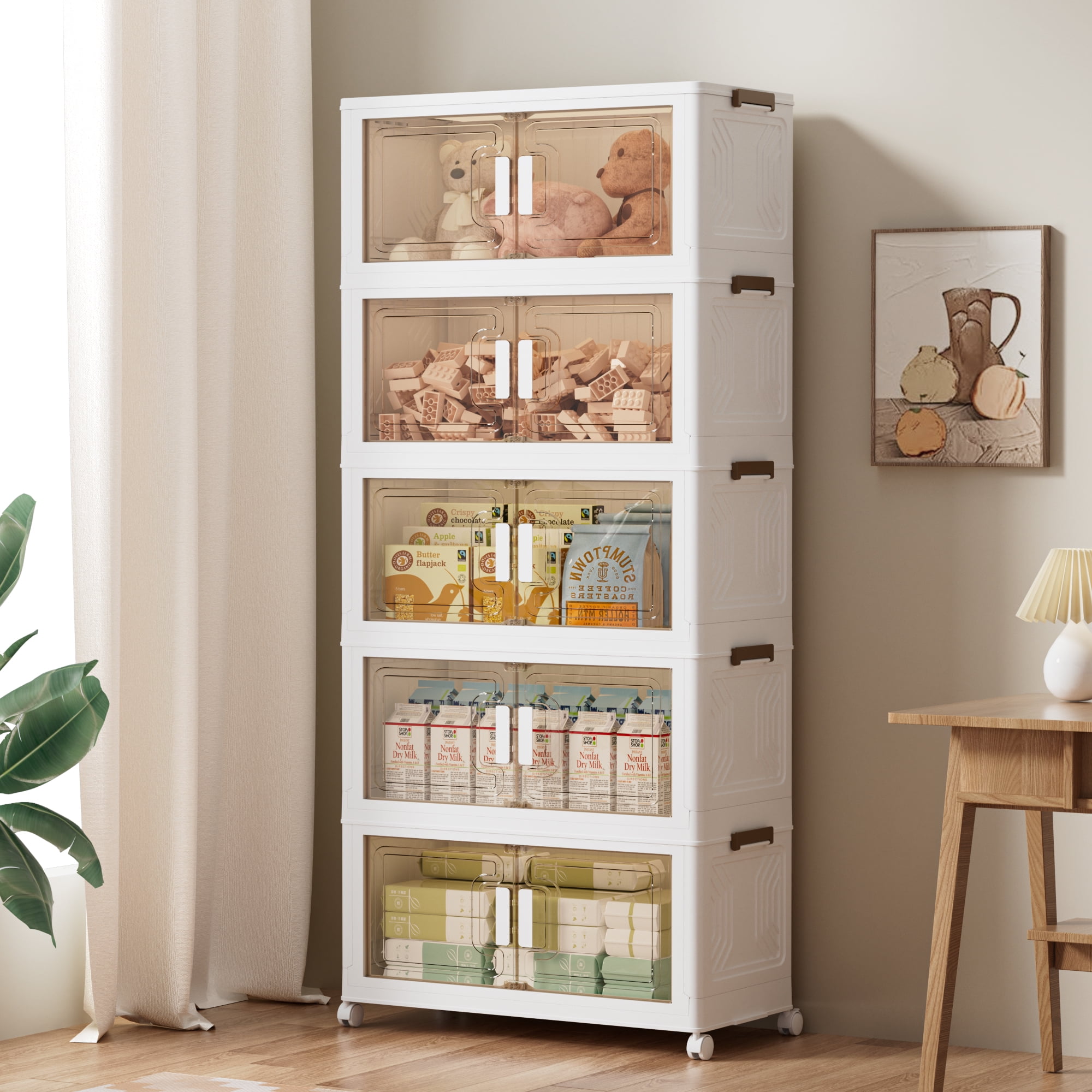 PrettyCare Storage Containers,Storage Bins, 315L(333 QT) Stackable ...