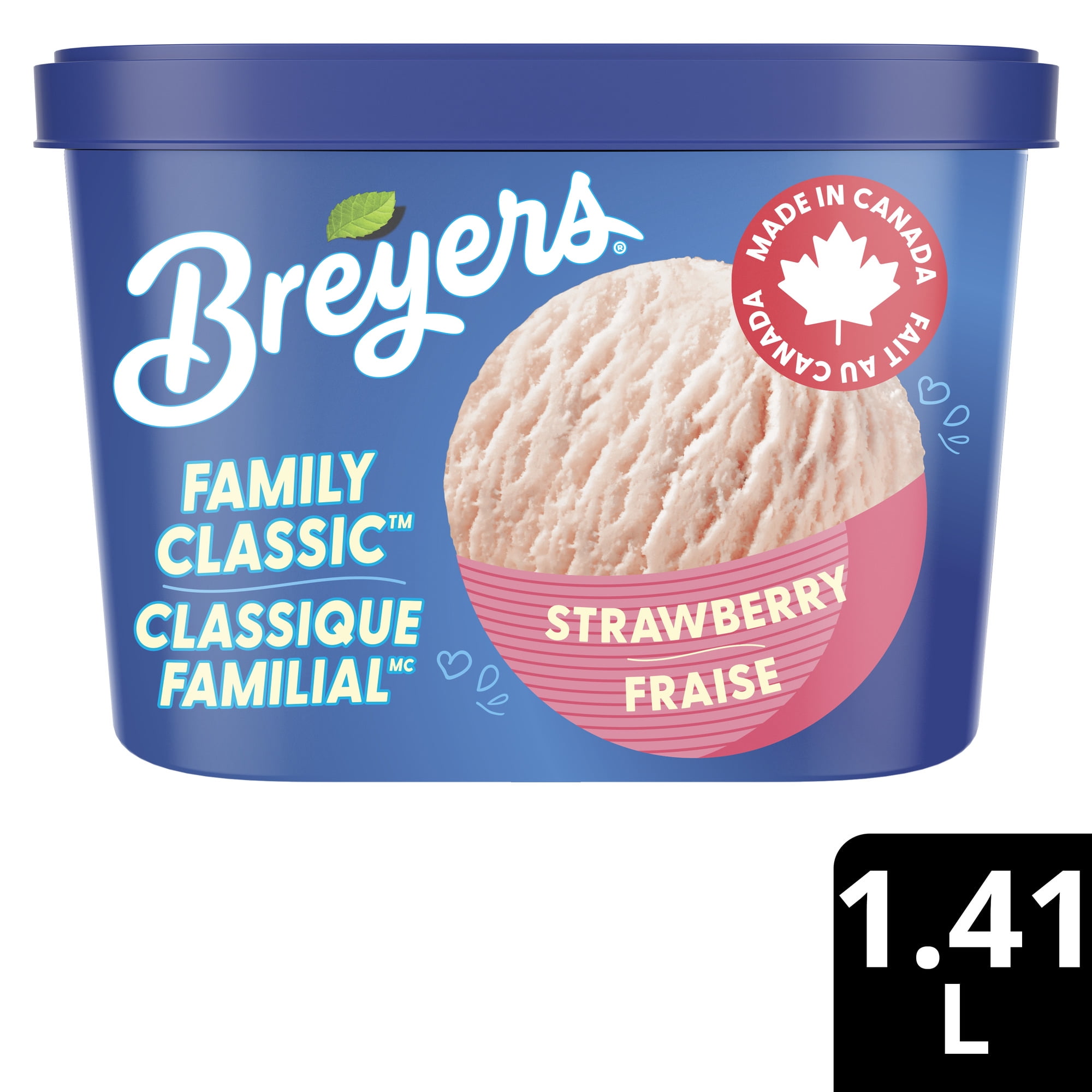 Click here for Breyers Strawberry Frozen Dessert 1.41l prices