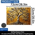 1 2D/flat stove cover protection pad, with a gold base and silver ...