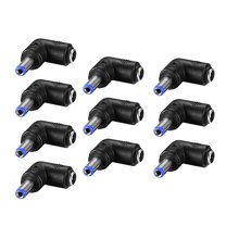 DC Power Connector 90 Degree Right Angle 5.5mm x 2.1mm Male to Female ...