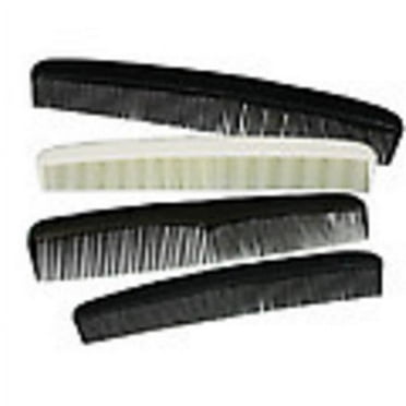 5" Heavy Duty Pocket Comb, Unbreakable, Black, Pack of 4 . - Walmart.com