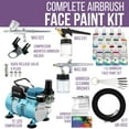 Master Airbrush Professional Airbrushing System Kit - 3 Airbrushes, 16 ...
