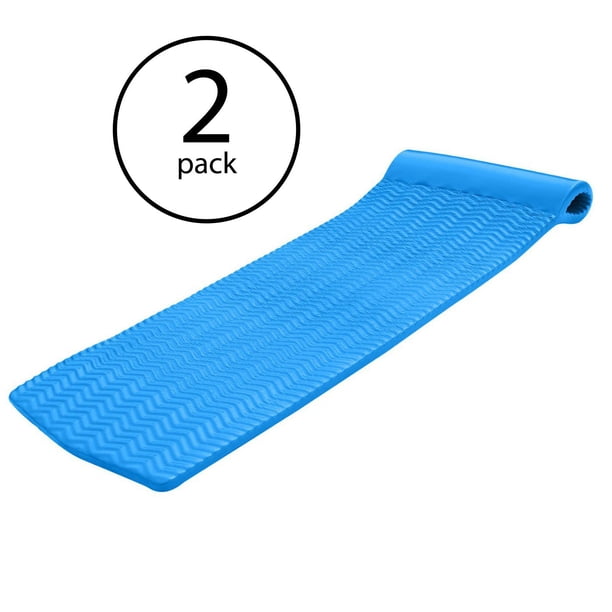 Texas Recreation Serenity 70' Foam Raft Lounger Pool Float, Bahama Blue ...