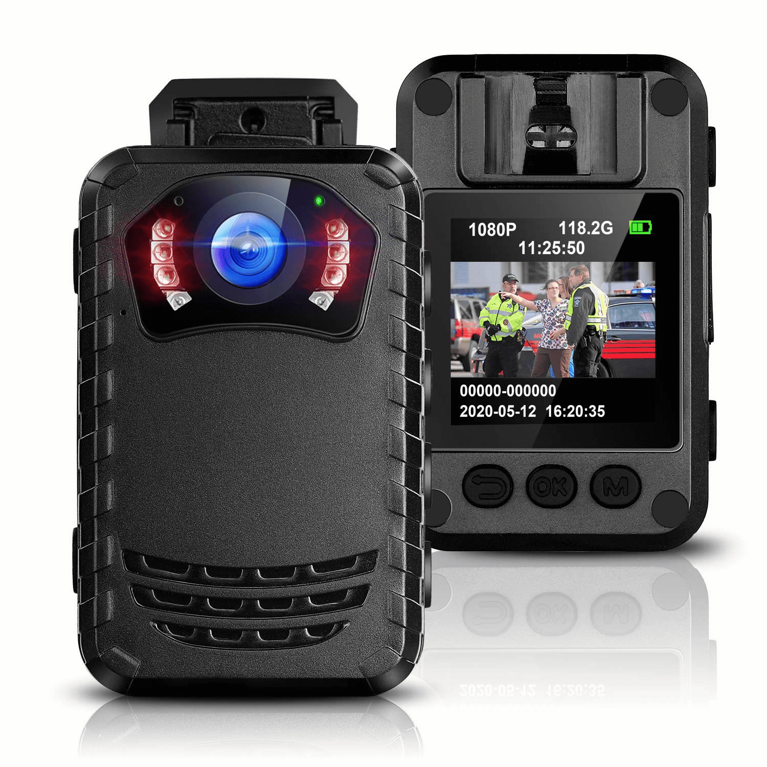 Mini Body Camera Video Recorder, Boblov Wearable Police Body Cam with ...