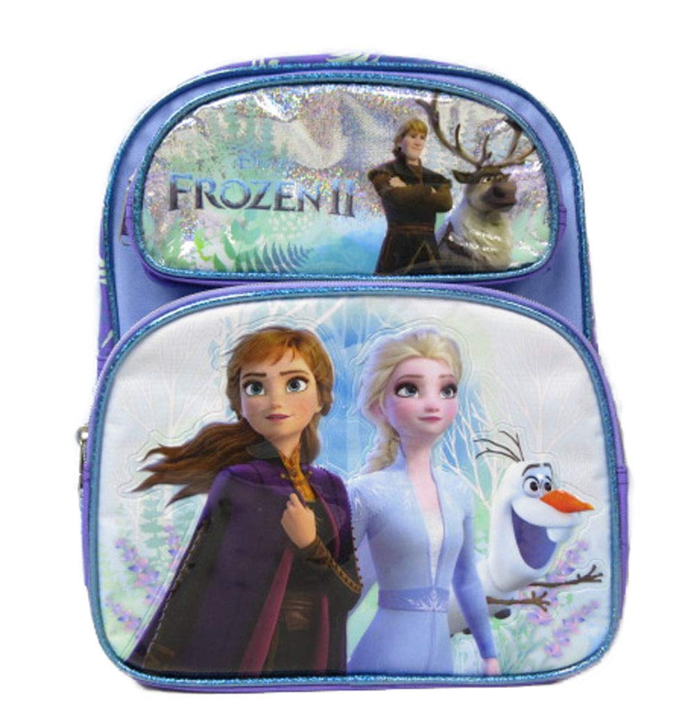 Small Backpack - Frozen 2 - Magical Nature Purple 12" New 008723 ...