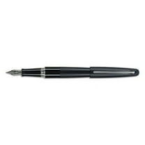 Zebra V-301 Stainless Steel Fountain Pen with Bonus Refill, Fine Point ...