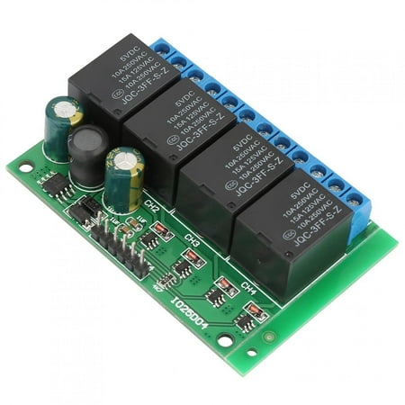 FLAMEEN Relay Module, Small Body Self-locking Relay Module, Smart Home ...