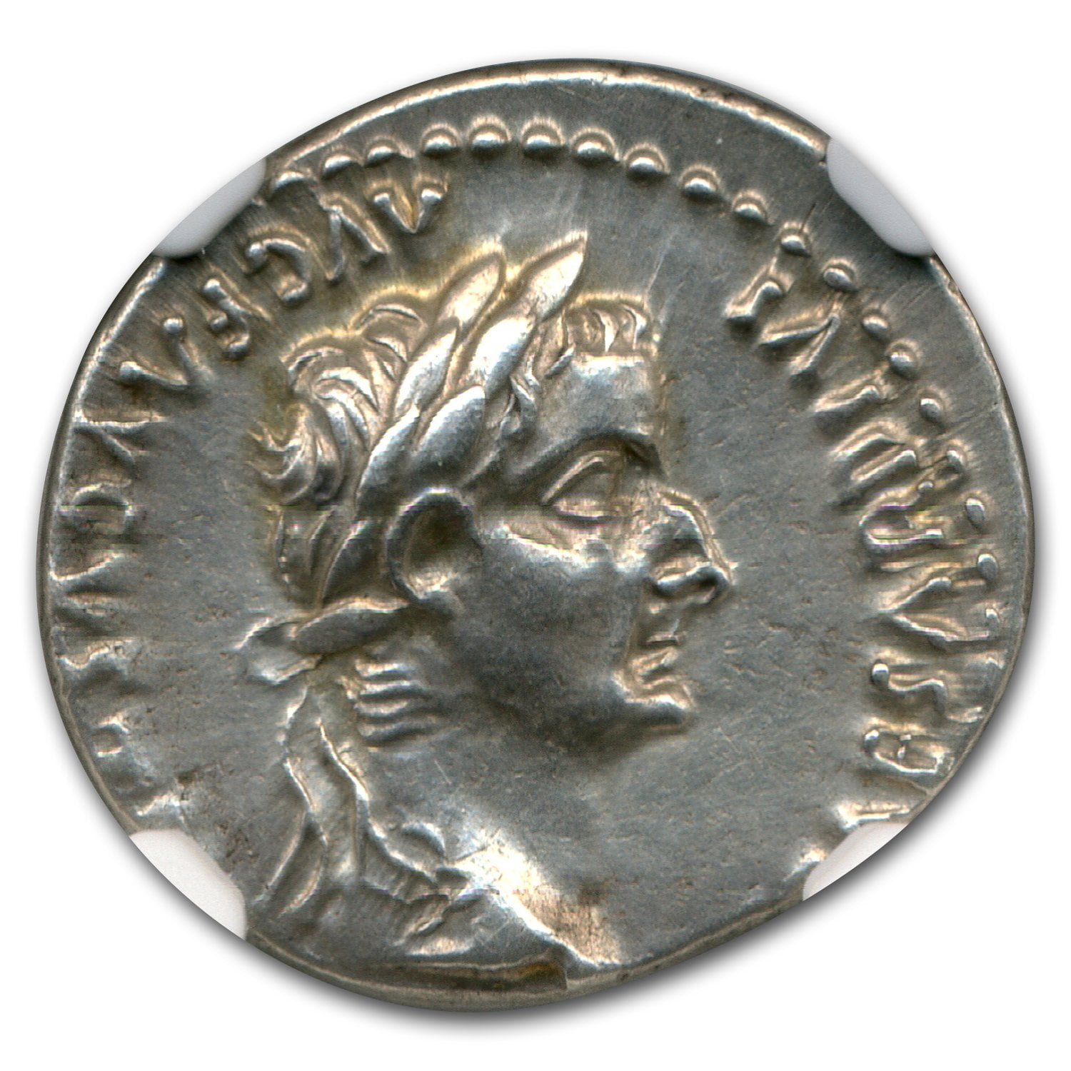Roman Silver Denarius Emperor Tiberius (14-37 AD) AU NGC - Walmart.com