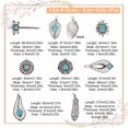 16Pcs 8 Style Tibetan Style Alloy Big Pendants with Turquoise Autumn ...