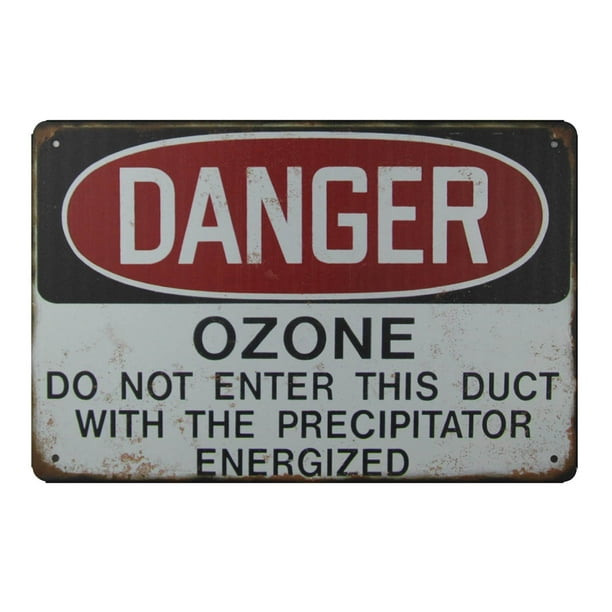 DANGER Ozone metal tin sign vintage style reproduction - Walmart.ca