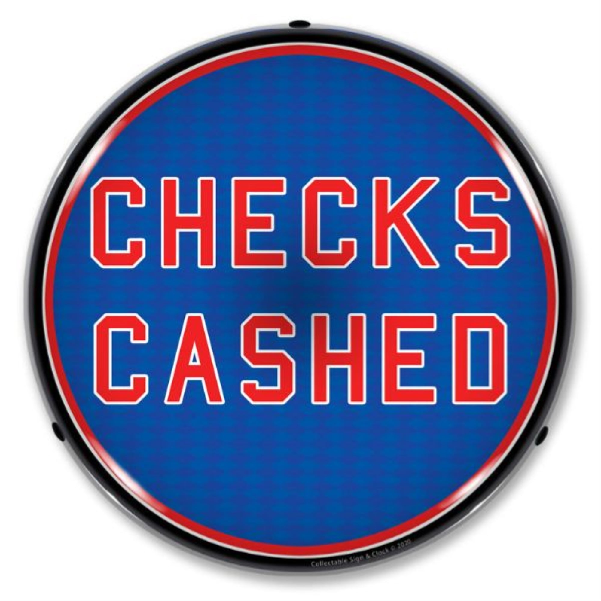 2009S1093 Checks Cashed LED lighted sign - Made in USA - Walmart.com
