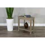 Sunny Designs 16" Transitional Wood Chair Side Table in Light Brown ...