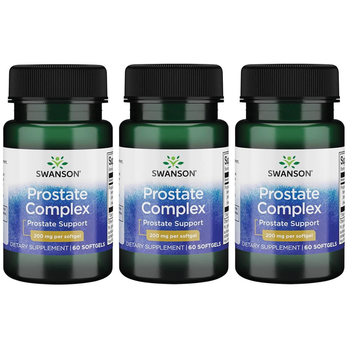 Swanson Prostate Complex 200 mg 60 Sgels 3 Pack - Walmart.com