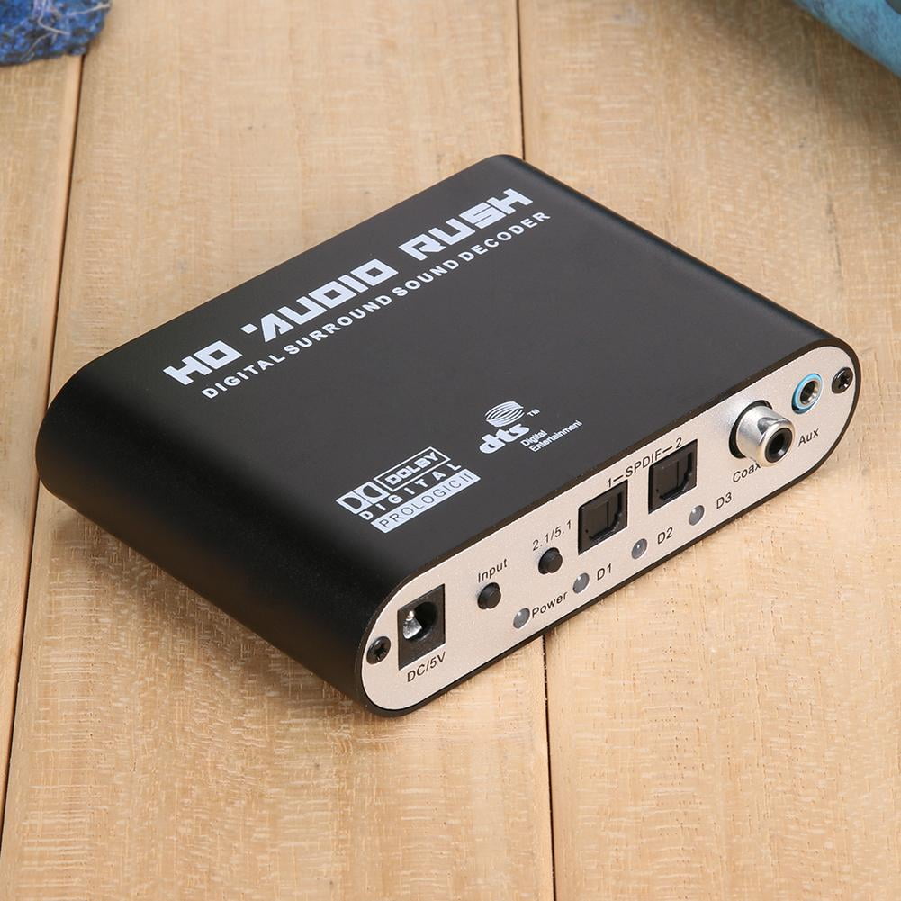 Digital Audio Decoder Multi-channel Optical Fiber Converter Amplifier ...