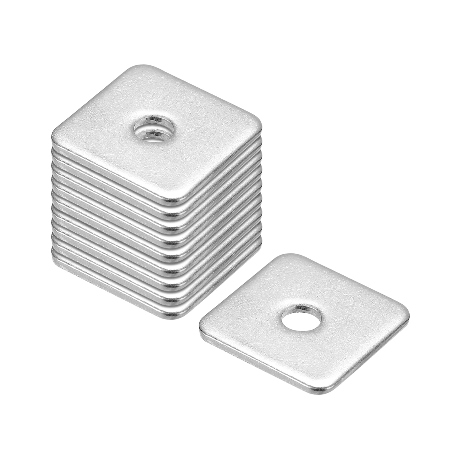 Square Washer, 10 Pack M5x20x20x1.5mm 304 Stainless Steel Square Plate ...
