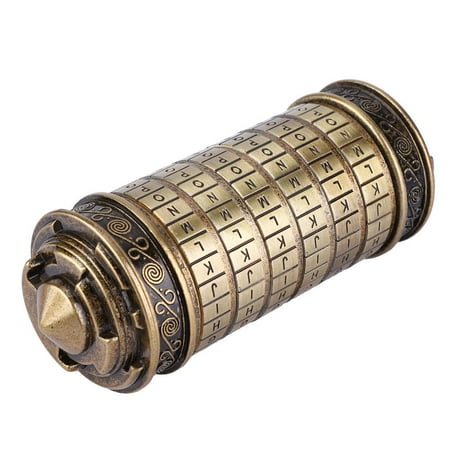 Sonew Classical Da Vinci Password Letter Code Lock Ring Holder Romantic ...