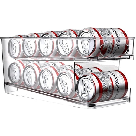 Rolling Can Dispenser Fridge Beer Can Organiser Soda Can Dispenser For ...