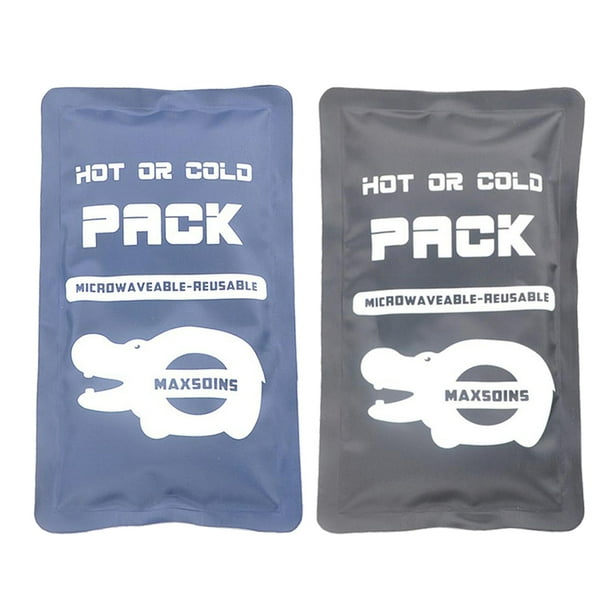 2 Paquetes Congelable Microondas Reutilizable Caliente Compresa Fría ...