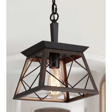 DEWENWILS 2 Pack LED Farmhouse Pendant Lighting, Adjustable for Kitchen ...