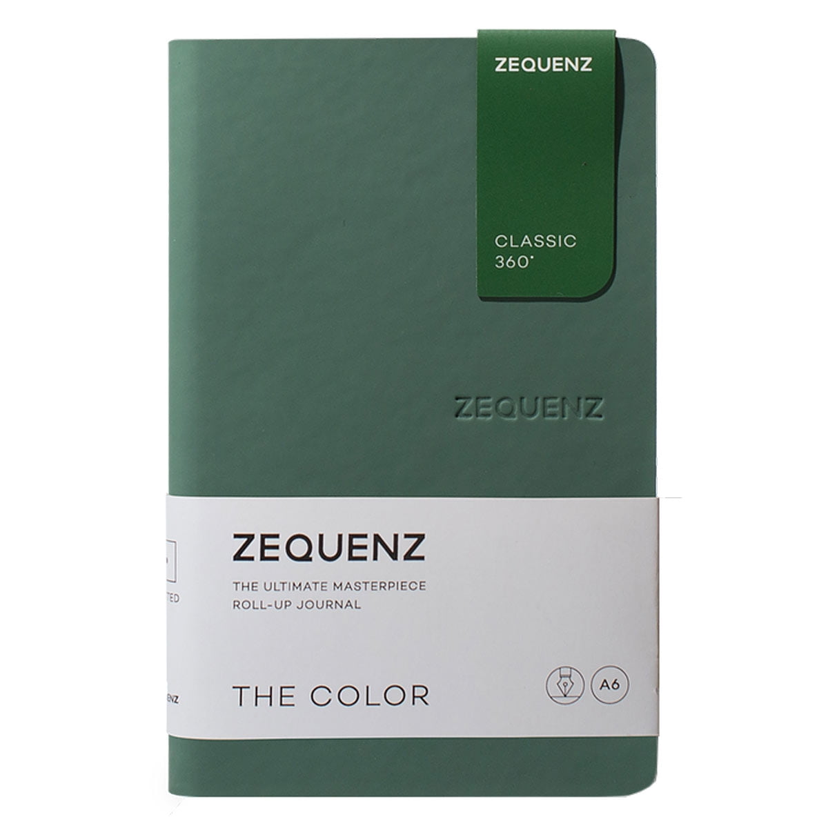 Zequenz Classic 360 The Color A6 Notebook, Dotted, Jade - Walmart.com