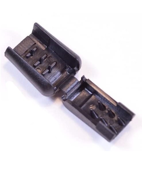 Black Zipper Pulls for Paracord - 10 Pack - Plastic Snap Clips for ...