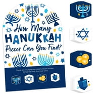 Big Dot of Happiness Hanukkah Menorah - Bingo Cards and Markers ...