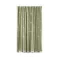 No Drill Magic Tape Star Cutout Curtain Double Layer Shading Heat ...