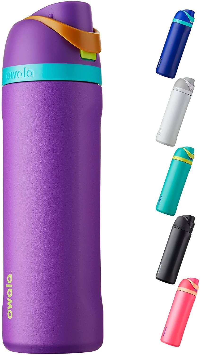 Botella de agua Owala FreeSip de acero inoxidable con aislamiento de ...