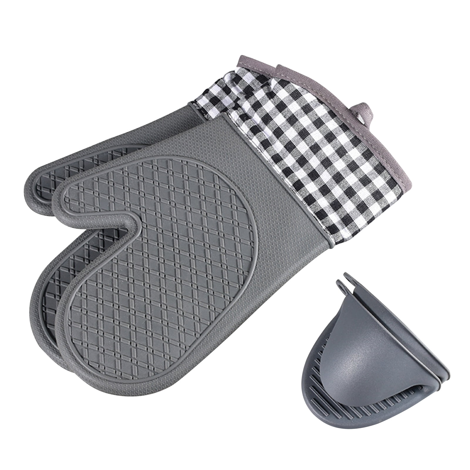 Click here for Lvcheng Pieces Heat Resistant Oven Mitts 2 Pieces... prices