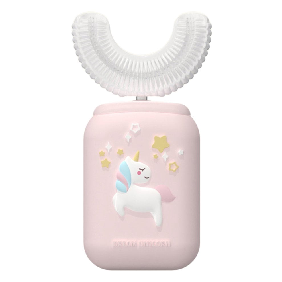 Newly Cute Kids Electric Toothbrush U-shaped Sweetheart Unicorn ...