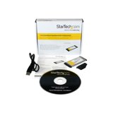 StarTech 1-Port Flush Mount ExpressCard SuperSpeed USB 3.0 Card Adapter ...