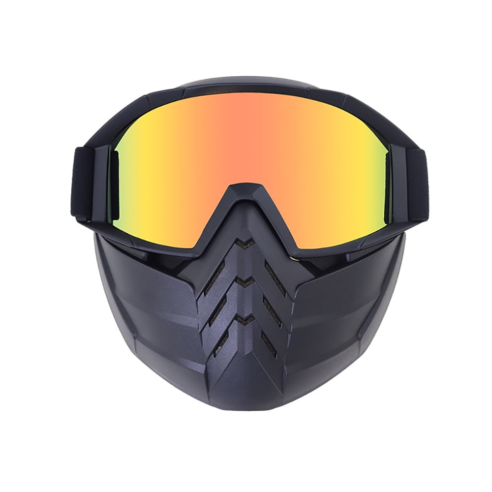 Motocross Goggles Face Mask Shield Dirt Bike ATV UTV MX Off-Road Racing ...