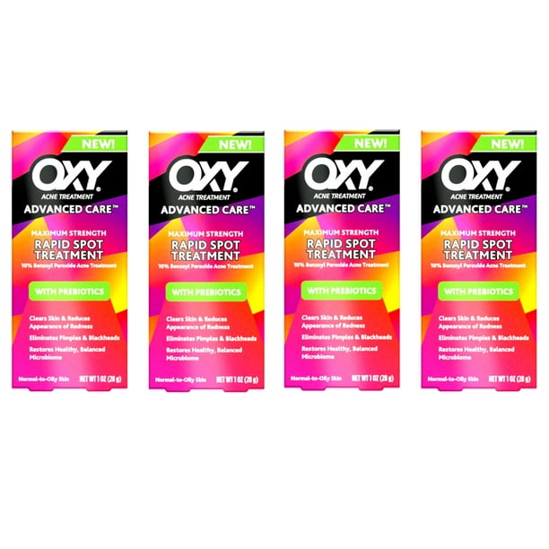 Oxy Acne Medication Maximum Action Spot Treatment Kills Bacteria, 1 oz ...