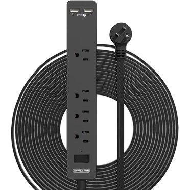 Honeywell 2-in-1 Pack Power Strips - 6 AC Outlets Surge + 3 AC 2 USB ...