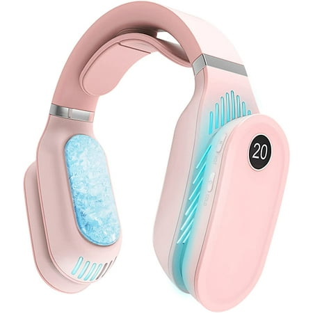 2-IN-1 Portable Neck Air Conditioner & Heater, Neck Fan Hands Free Fan ...