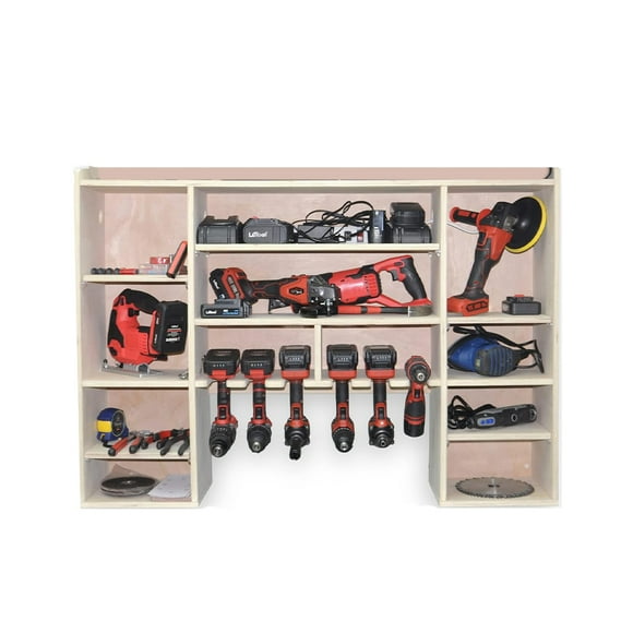 Cordless Drill Storage Rack