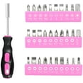 EXCITED WORK 69-Piece Pink Tool Set for Women, Ladies Hand Tool Kit ...