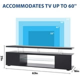 63" Gaming TV Stand with LED Lights – Modern Media Console for 70" TVs ...