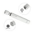 H6 Magnetic Security Hex Screwdriver Bit 1/4" Hex Shank 2" Length Screw ...