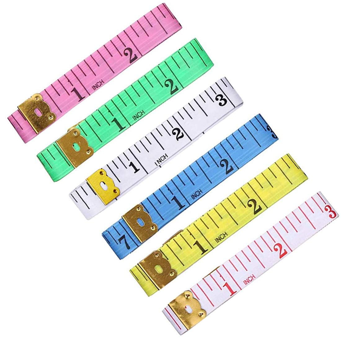 Measuring Tape,6 Pack Body Soft Tape Measure Double Scale for Body ...
