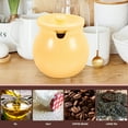 Brandonz Ceramic Salt and Pepper Shakers with Grease Container for ...