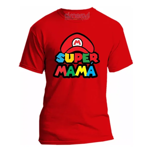 Playera Super Mama Mario Bros Todas Las Tallas | Bodega Aurrera en línea
