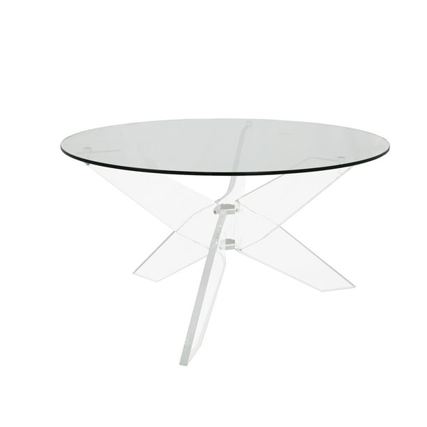 Round Acrylic Coffee Table - Walmart.com