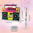 Boombox Pinata with Stick & Loop for 80s/90s Party, Retro Radio Game ...