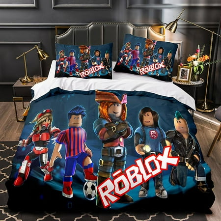 Kids Adult Home Textiles 3d Bedding Quilt Cover Pillow Cover Roblox ...